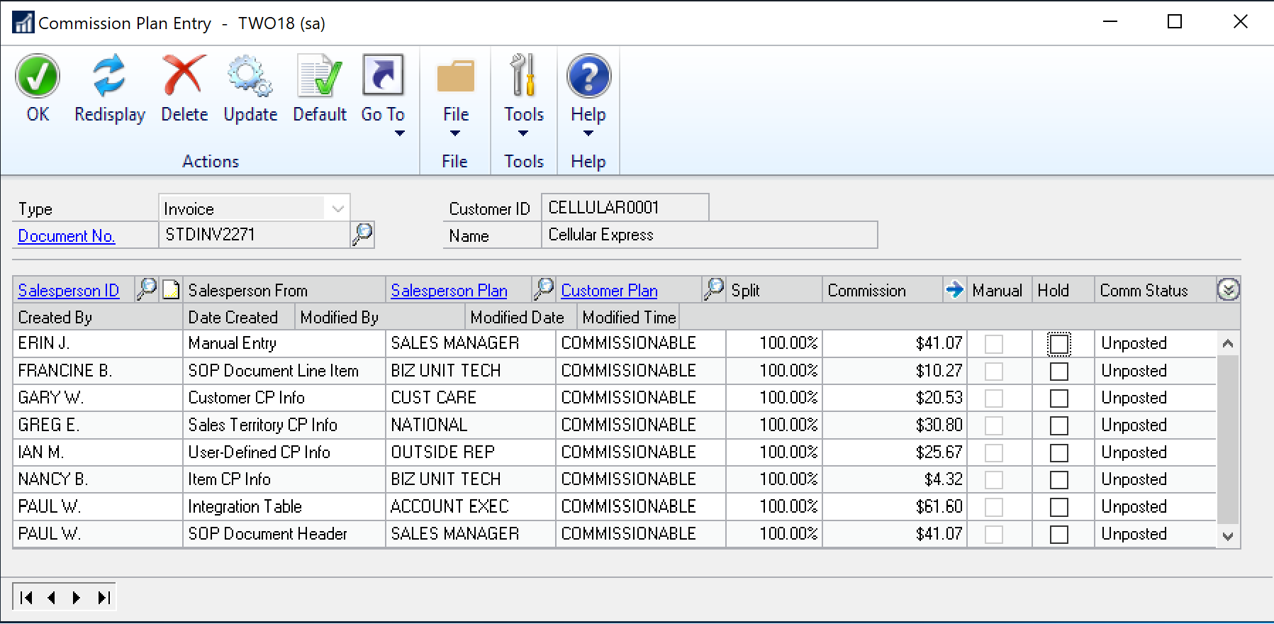 How Do I Determine the Description for a Commission Plan 'Salesperson ...