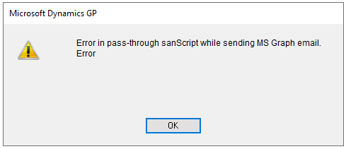 Errors when emailing commission reports in Dynamics GP 18.6 – EthoTech